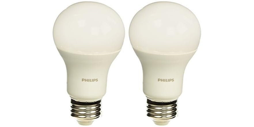 Phillips A19 Frosted LED Bulb 2 Pack
