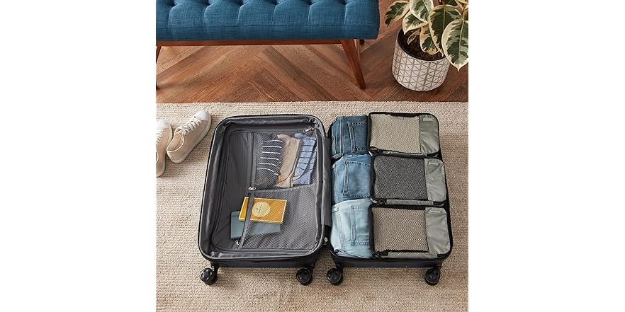Amazon Basics Small 4pc Travel Cube Set