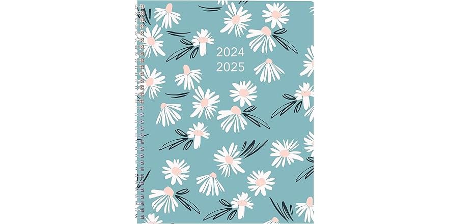 Academic Monthly Planner, July 2024 to August 2025