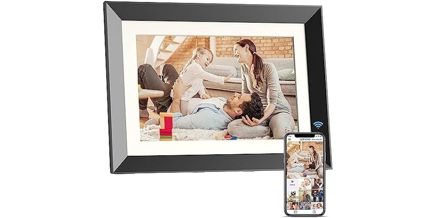 FULLJA Dual-WiFi Digital Photo Frame