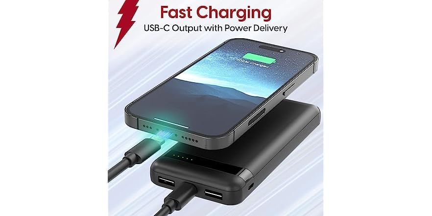 TALK WORKS Portable Charge Power Bank