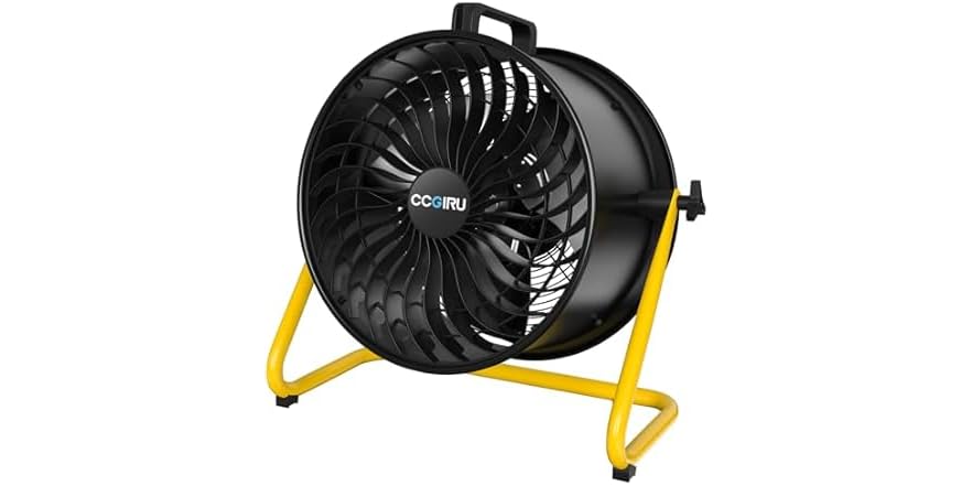 CCGIRU 16" High Velocity Floor Fan, 3000 CFM 3-Speed Industr (Open Box)
