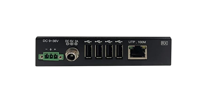 USB Over Cat6 Extender Industrial 4-Port
