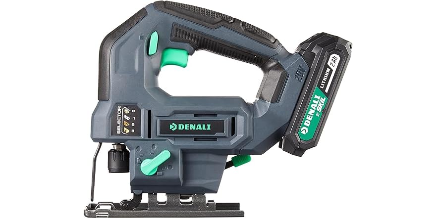 Amazon Brand - Denali by SKIL 20V Cordless Jig Saw Kit