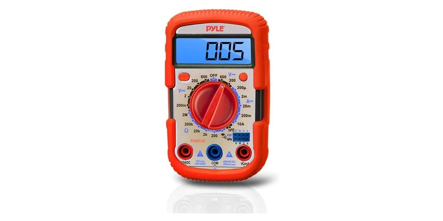 Pyle Digital Backlit LCD Multimeter