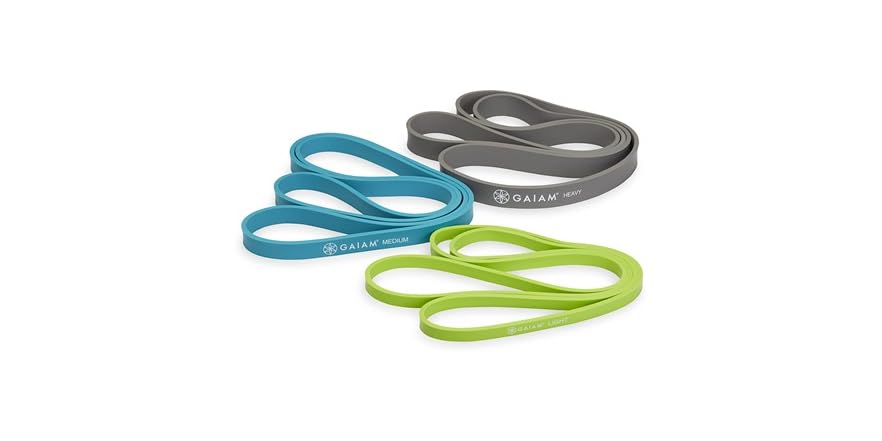 Gaiam Resistance Training Workout Bands 3PK