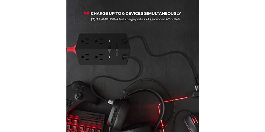 (NEW) Monster Power Shield XL 540J Surge Protector