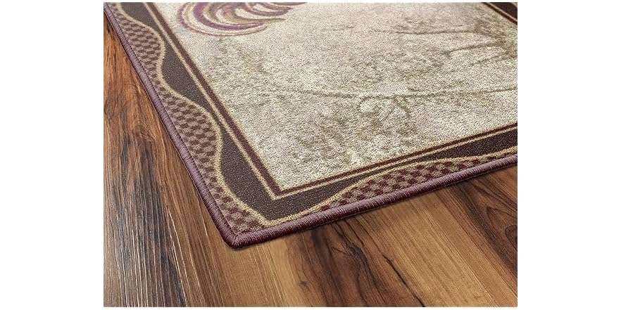 Brumlow Mills Tall Rooster Area Rug