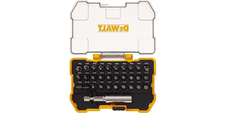 DEWALT DWAX100 Screwdriving Set, 31-Piece