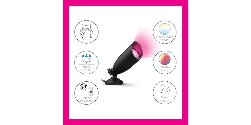 WiZ LED Color Changing Outdoor Spotlight Extension