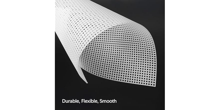 15 Pieces Plastic Mesh for Embroidery