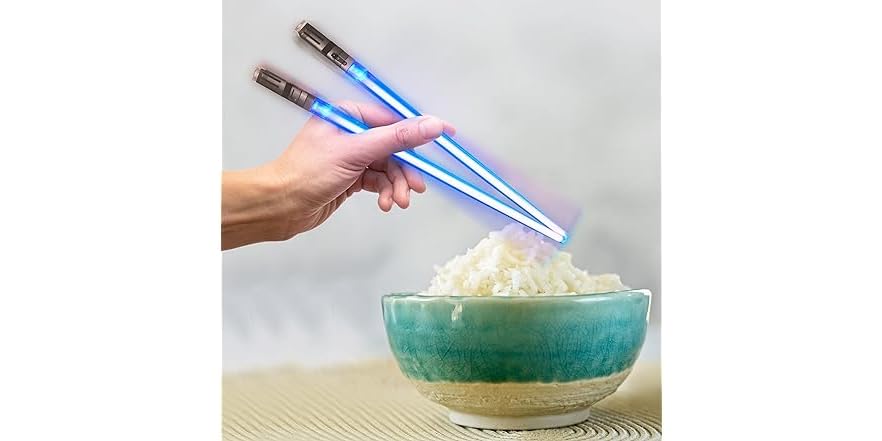 LED Glowing Light Saber Chop Sticks Blue