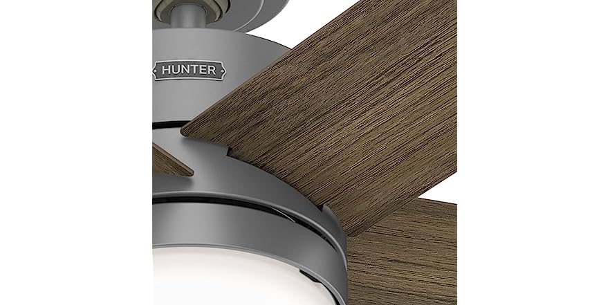 52" Hunter Fan wLight Kit & Remote, CC51353