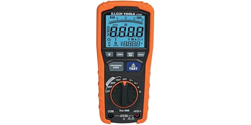 Klein Tools ET600 Multimeter, Megohmmeter Tester