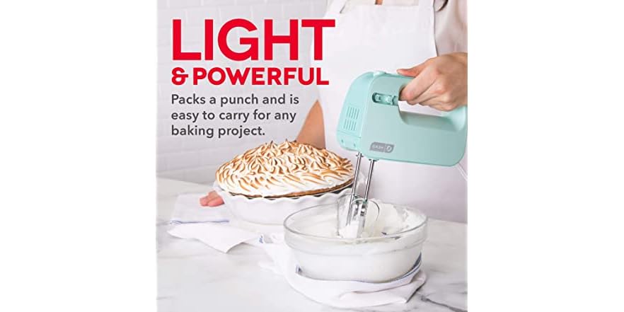 Dash Smart Store Compact Hand Mixer