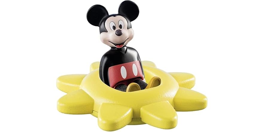 Mickey's Spinning Sun w/ Rattle Feature