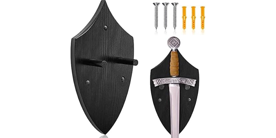 Wall Mount Medieval Sword Wall Plaque