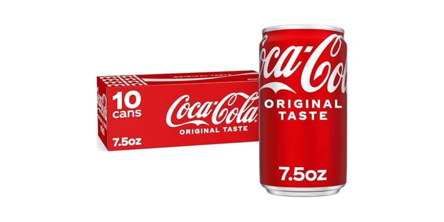 Coke Mini-Can 7.5oz, 10 pack