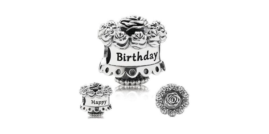 PANDORA 791289 Happy Birthday Charm