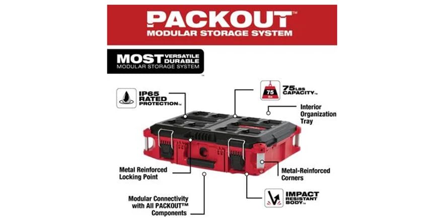 Milwaukee 48-22-8424 PACKOUT Tool Box