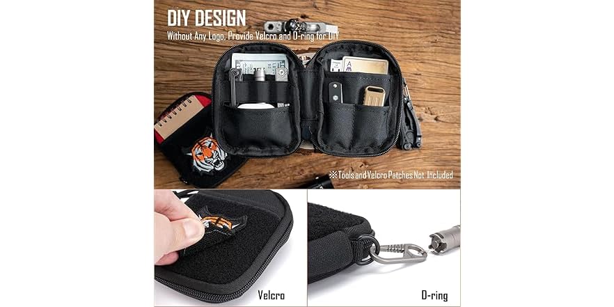 Elastic Utility Tool Organizer Pouch