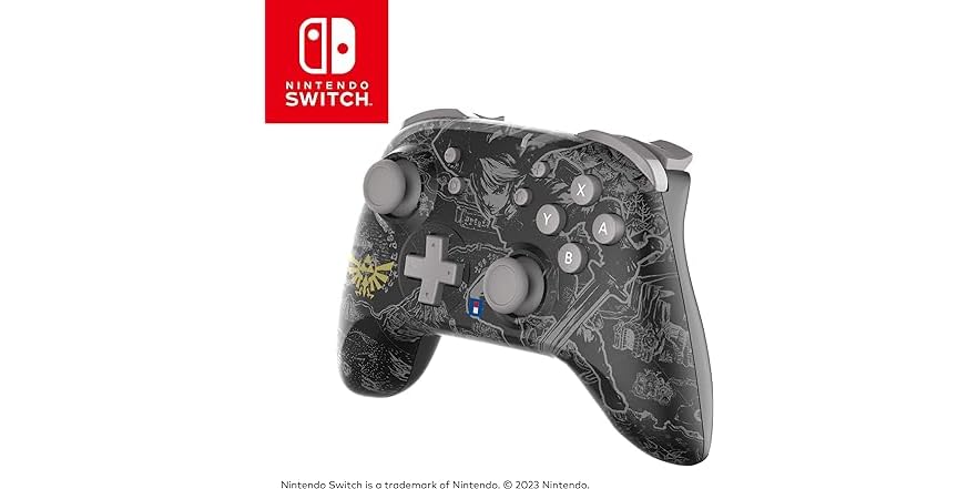 (NEW) HORI Wireless Nintendo Pro Controller - Zelda Edition