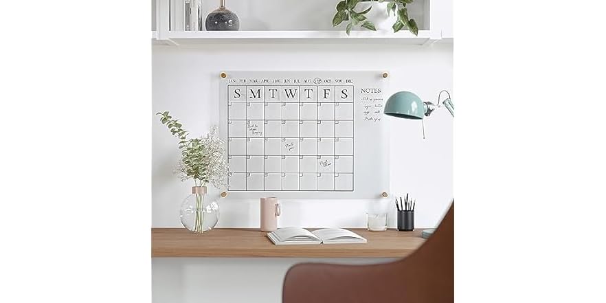 Martha Stewart Grayson Acrylic Wall Cale