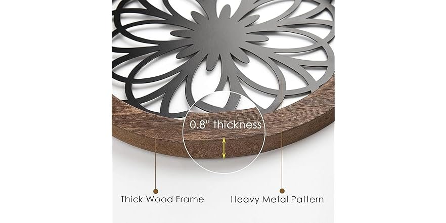 Rustic Moon Phase Wall Décor Set