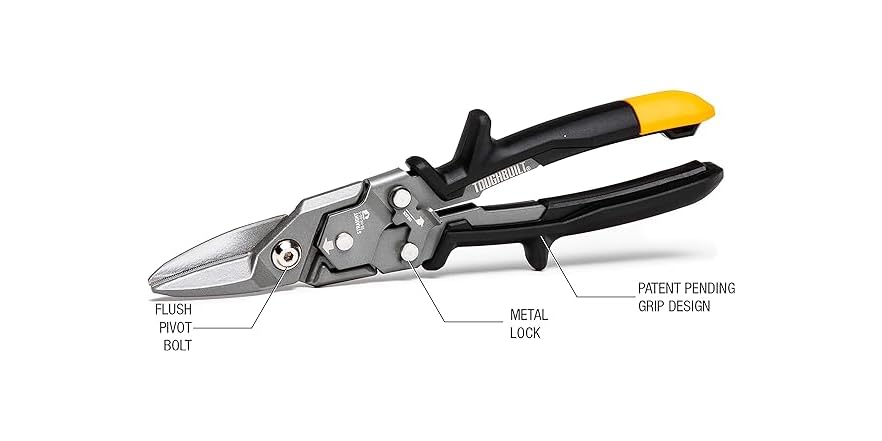 ToughBuilt - Straight Cut Aviation Snips