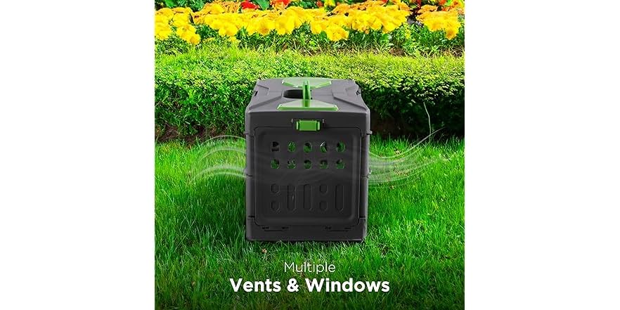 Pet Genius Collapsible Pet Crate, 22"L