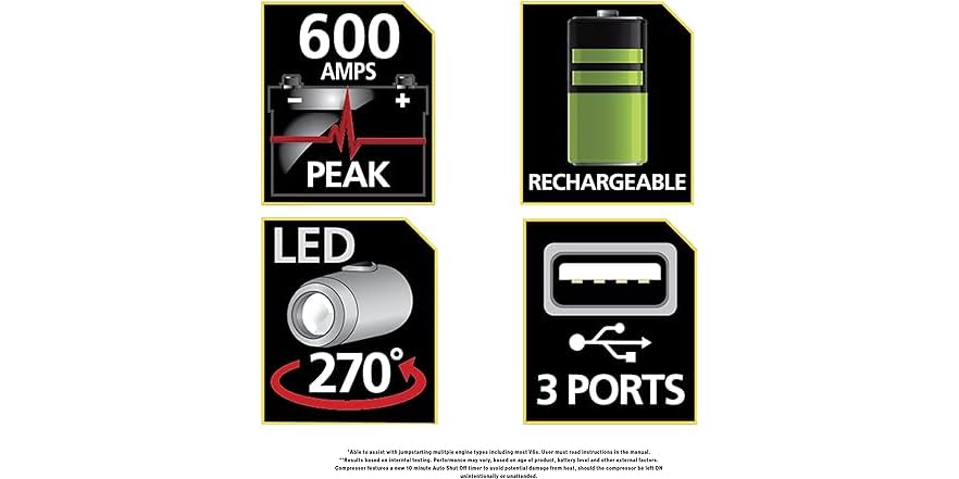 STANLEY J309 Portable Power Station Jump Starter