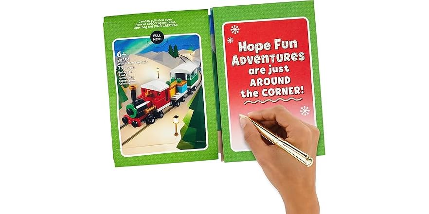 Hallmark Lego Christmas Card for Kids