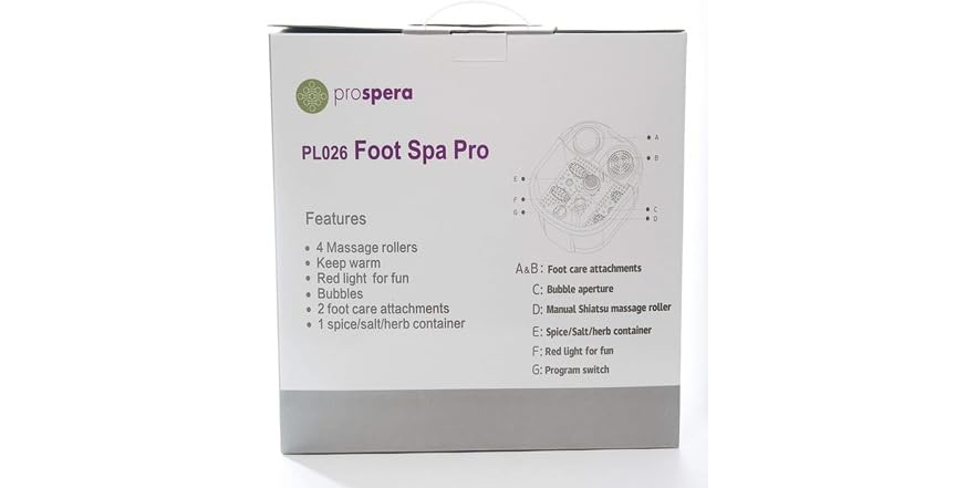 Prospera Foot Spa Pro Massager