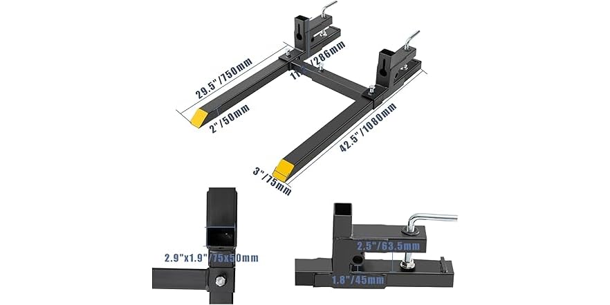Ajikgn 43" 2000LB Adjustable Stabilizer Bar
