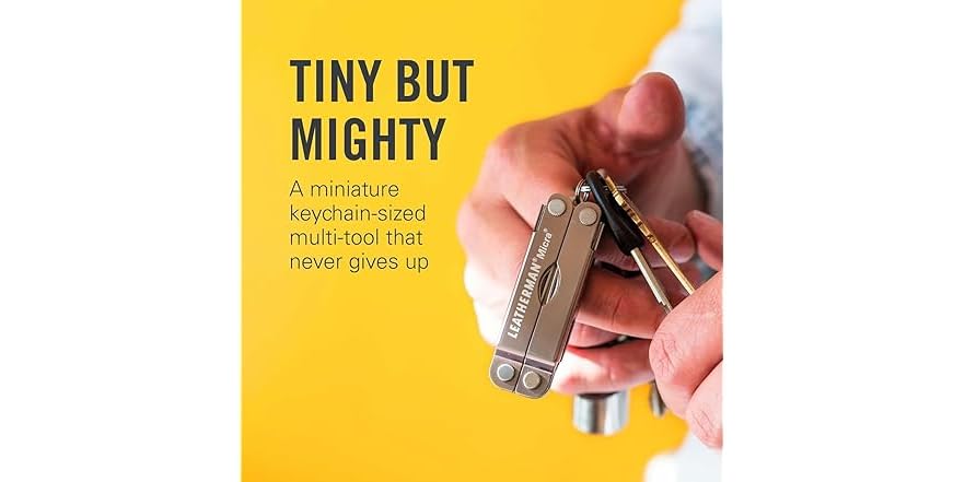 LEATHERMAN, Micra, Keychain Multi-tool w