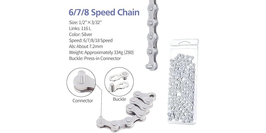 6/7/8 Speed Bike Chain Kit