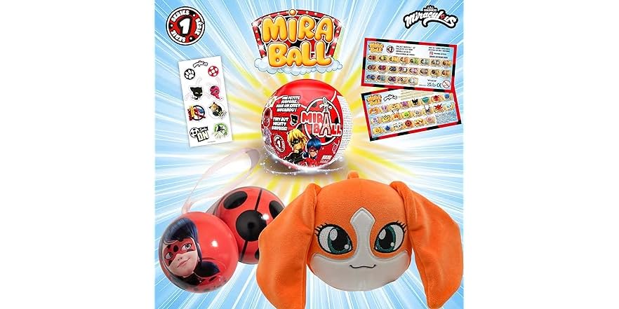 Miraculous Ladybug Surprise MiraBall 4 PACK