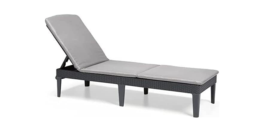 Keter Allibert Jaipur Sun Lounger with Cushion