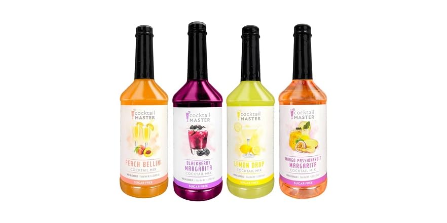 (4 Pack) Cocktail Master Drink Mix Variety Pack