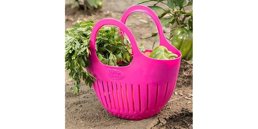 Hutzler Mini Garden Colander Pink