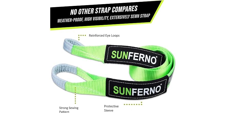 Tree Saver Winch Strap 35,000 lbs Certified