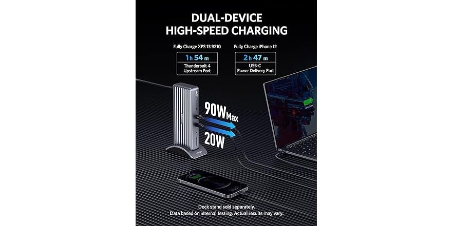 Anker X002V9UCPH Anker Docking Station, 777 Thunderbo (Open Box)