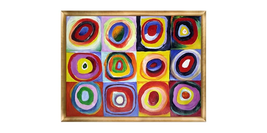 Farbstudie Quadrate by Kandinsky