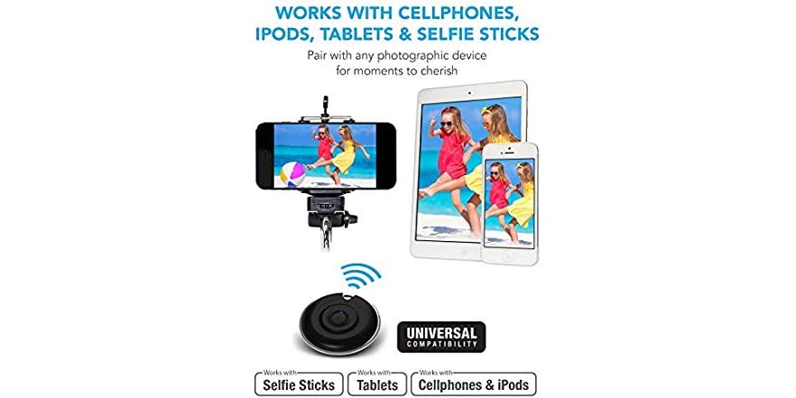 Premium 5-in-1 Bluetooth Selfie Remote Control