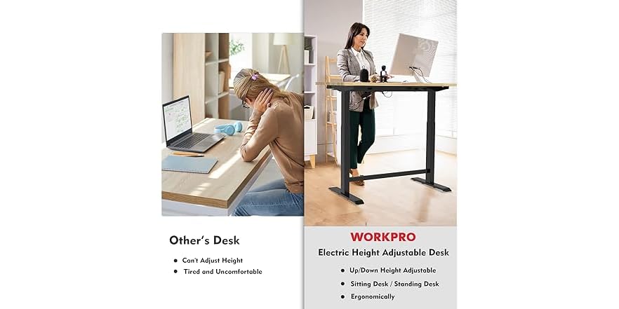 WORKPRO WORKPRO 48" Electric Standing Desk