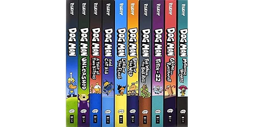 A Library of DogMan 1-11 Books Collection