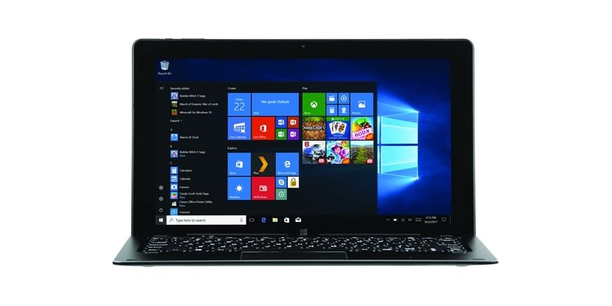 NuVision 11" Full-HD Quad-Core Detachable Tablet