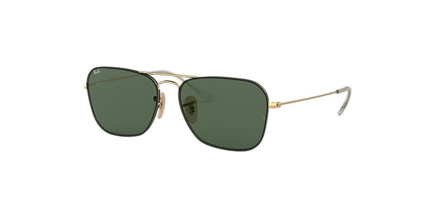 Ray-Ban Unisex Square Aviators, Gold