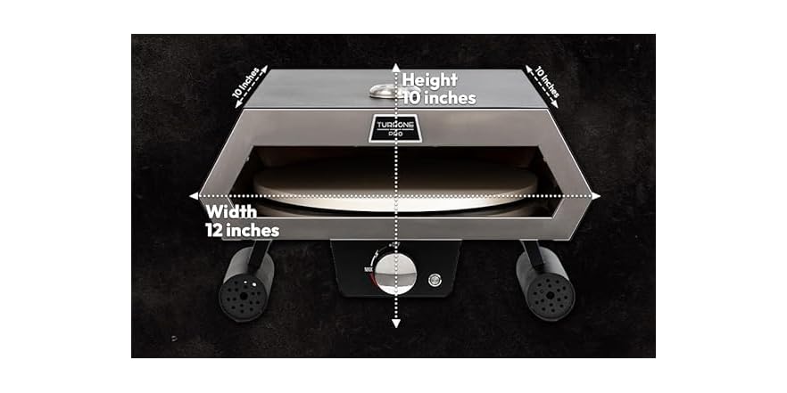 Turpone Mini 12" Rotating Pizza Oven