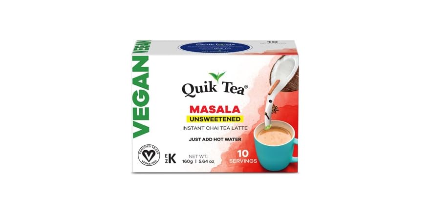 Quik Tea Chai Tea Latte 6 Pack - Variety